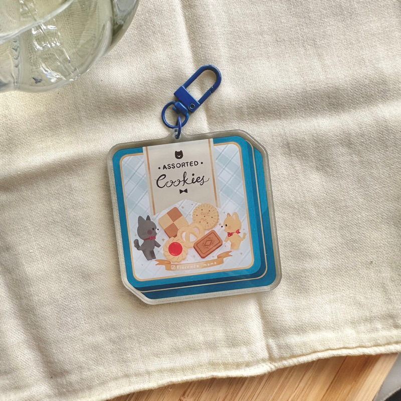 Original art | Assorted cookies Shaker Acrylic Keychain | Shopee Malaysia