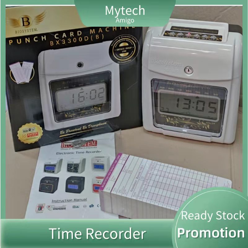 Time Recorder Punch card machine Mesin Punch Card | Shopee Malaysia