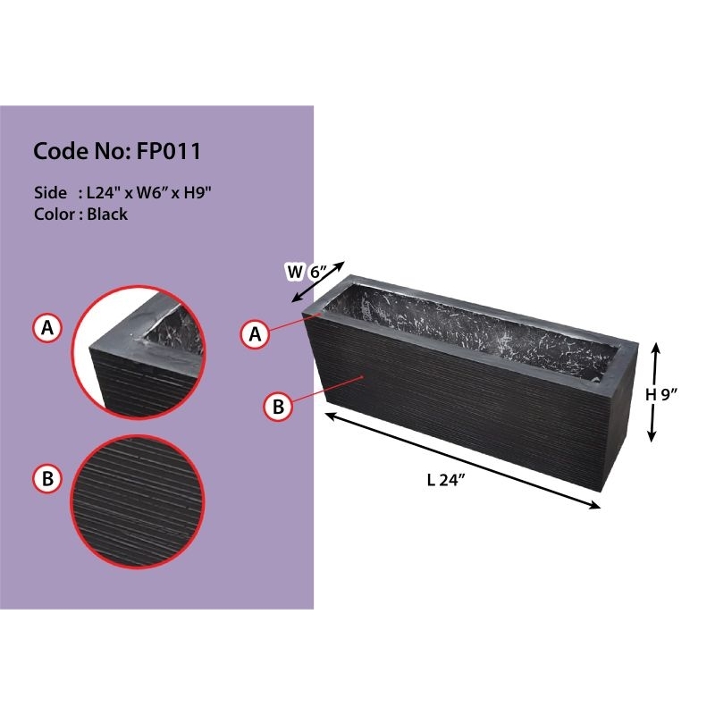 Fiberglass Planter Box | Shopee Malaysia