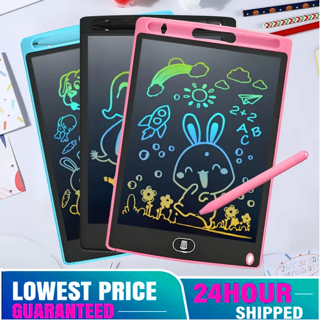 Lcd Writing Tablet 8.5 Graphic Drawing Board Kid Tablet For Kids Papan ...