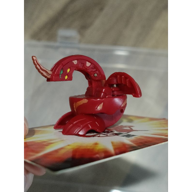 Bakugan Battle Brawler B1 Red Pyrus Dragonoid 2.5cm | Shopee Malaysia