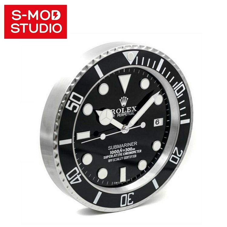 Rolex Clock Jam Dinding Submariner S-MOD Designer Clock | Shopee Malaysia
