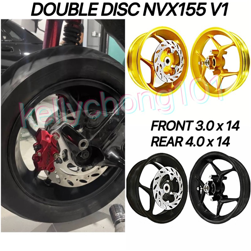 Sport Rim NVX V1 V2 AEROX SPORTRIM NVX DOUBLE DISC | Shopee Malaysia