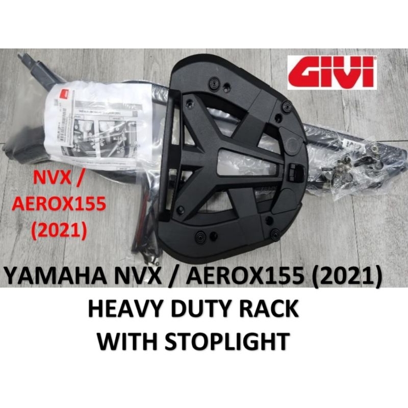 GIVI HRX（S） NVX/AEROX155 Heavy Duty Advance Rack and Base Plate with ...