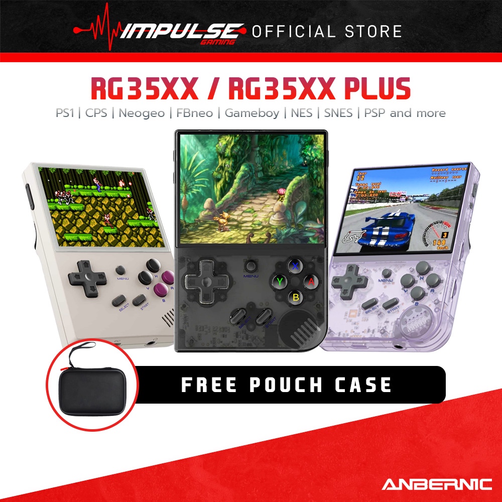 ANBERNIC RG35XX / RG35XX Plus Game Console Emulator 5000 Games Support ...
