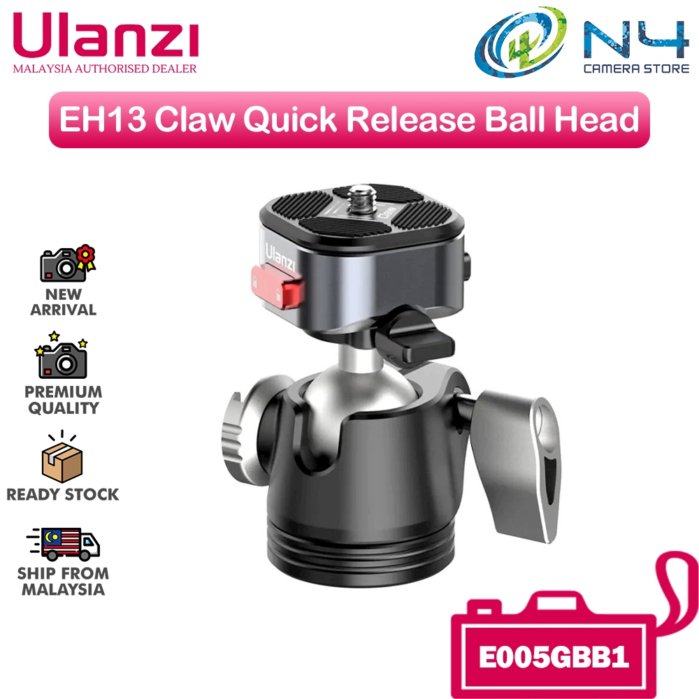 Ulanzi EH13 Claw Quick Release Ball Head Tripod E005GBB1 | Shopee Malaysia