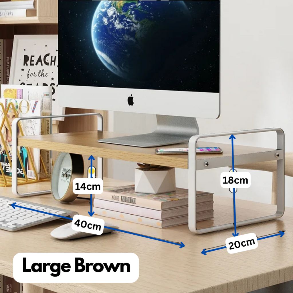 PC Stand Computer Monitor Screen Increased Shelf Computer Stand Desktop ...