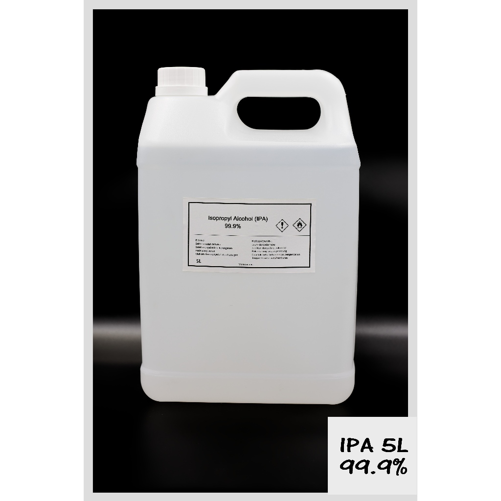 Isopropyl Alcohol 99.9% IPA 5L | Disinfectant | Solvent | Shopee Malaysia