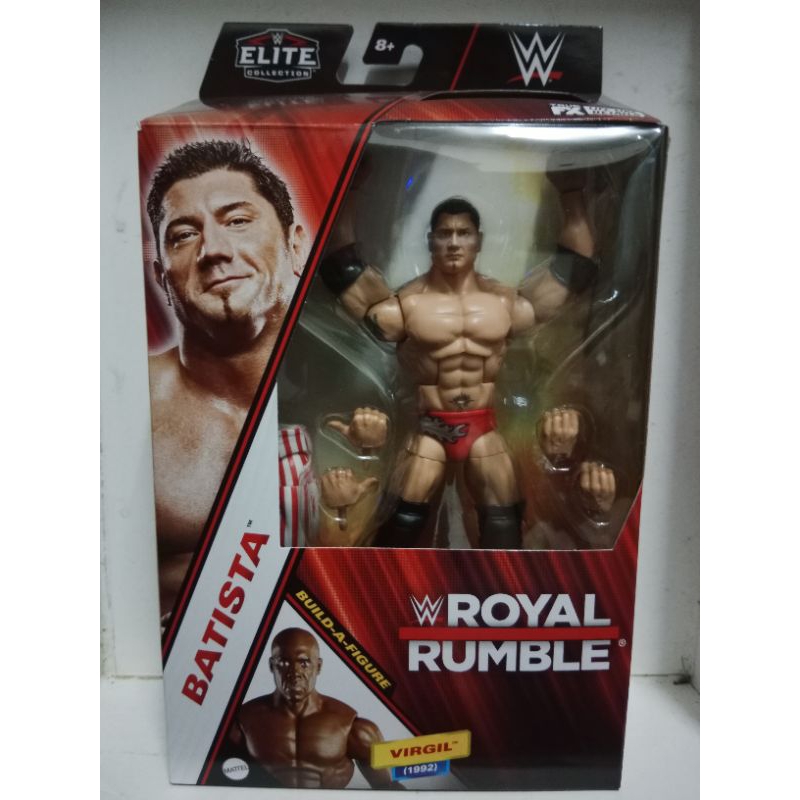 Mattel WWE Elite Royal Rumble 2024 Batista BAF Virgil Wrestling Action ...