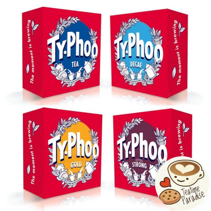 Typhoo Teabags 80's (Black Tea / Extra Strong / Gold / Deca) | Shopee ...
