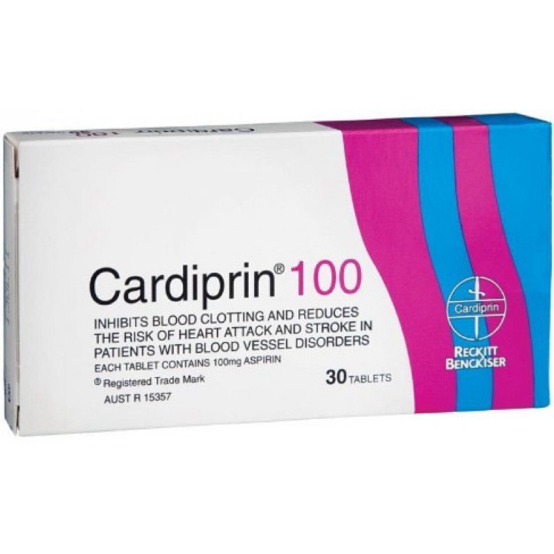 Cardiprin (100mg aspirin & 45mg glycine) 30tabs | Shopee Malaysia