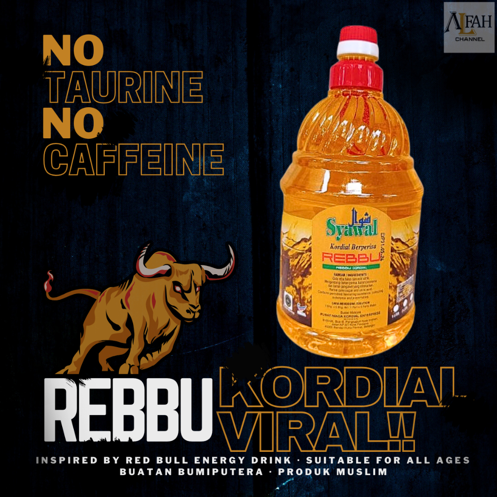 REBBU KORDIAL SYAWAL BERPERISA RED BULL | Shopee Malaysia