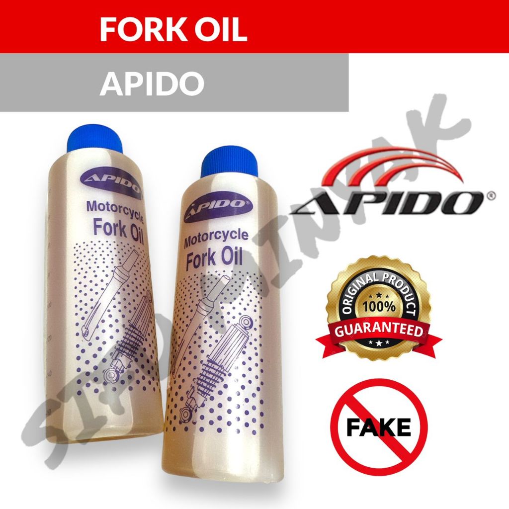 ORIGINAL APIDO FORK OIL MINYAK FORK MOTORCYCLE 170ML YAMAHA HONDA ...