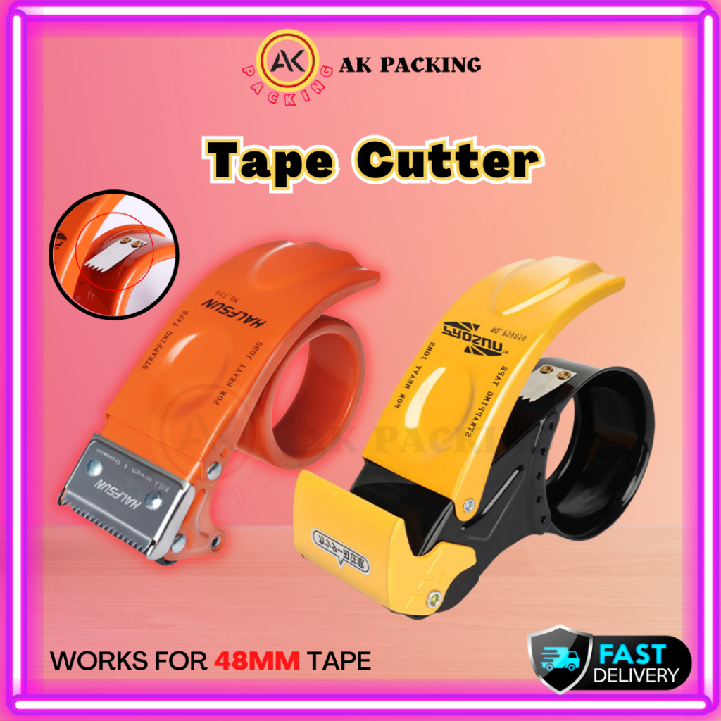 OPP TAPE CUTTER TAPE DISPENSER 48MM PACKAGING Hand Box Packaging Roller ...
