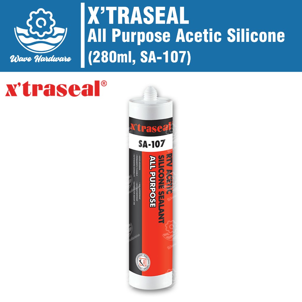 X’TRASEAL All Purpose Acetic Silicone Sealant (280ml, SA-107) | Shopee Malaysia