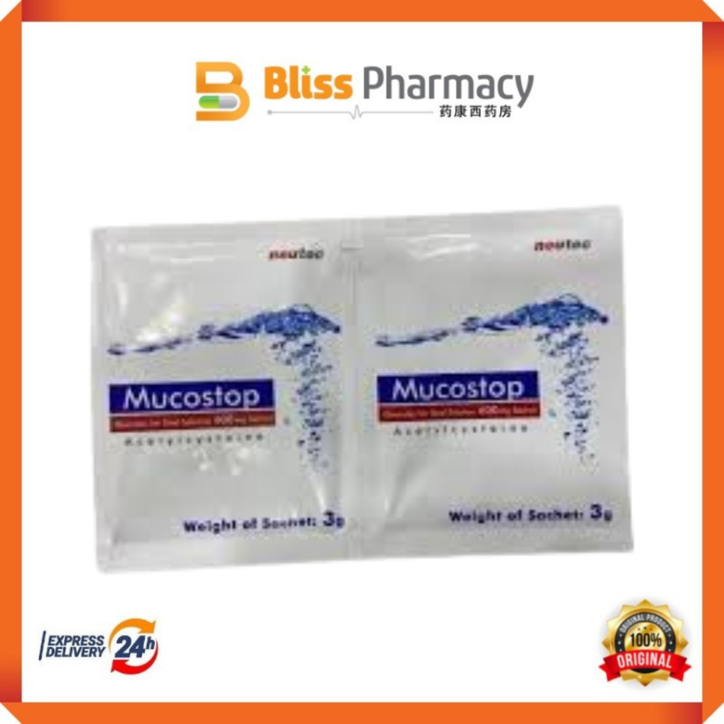 Mucostop 600mg (1 Sachet) | Shopee Malaysia