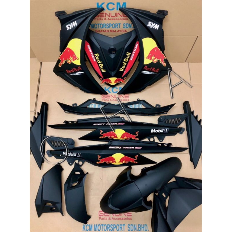 STICKER SYM SPORT RIDER 125i RED BULL | Shopee Malaysia