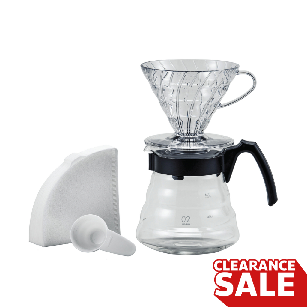 HARIO V60 02 PLASTIC DRIP SET | Shopee Malaysia
