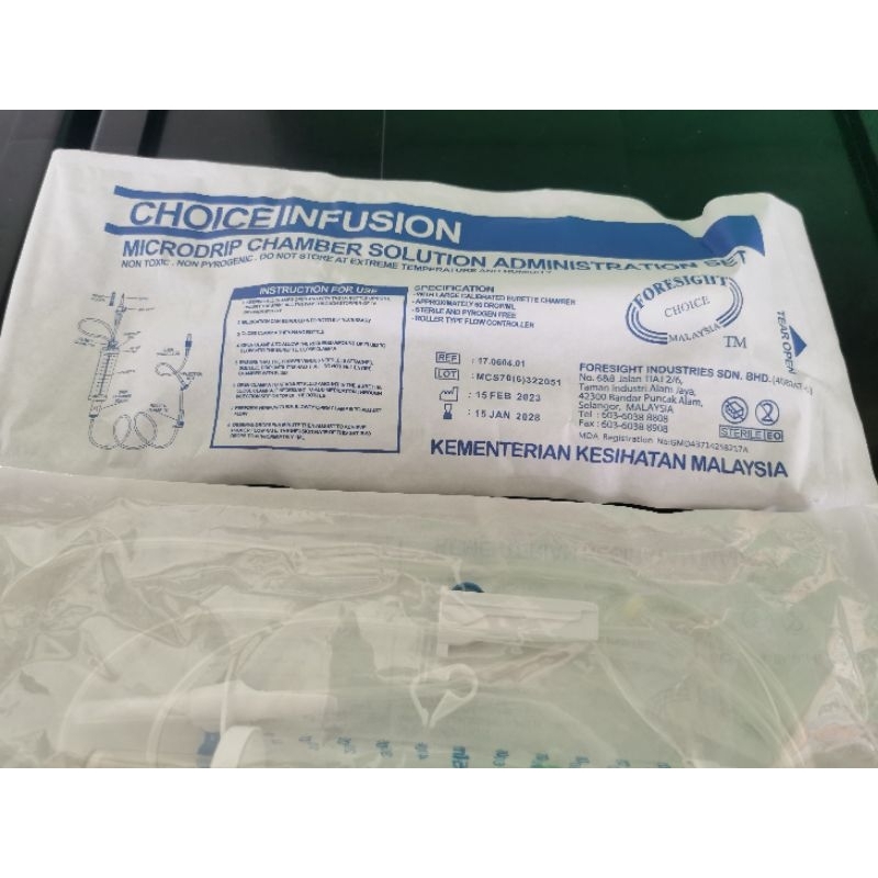 microdrip chamber solution administration set | Shopee Malaysia