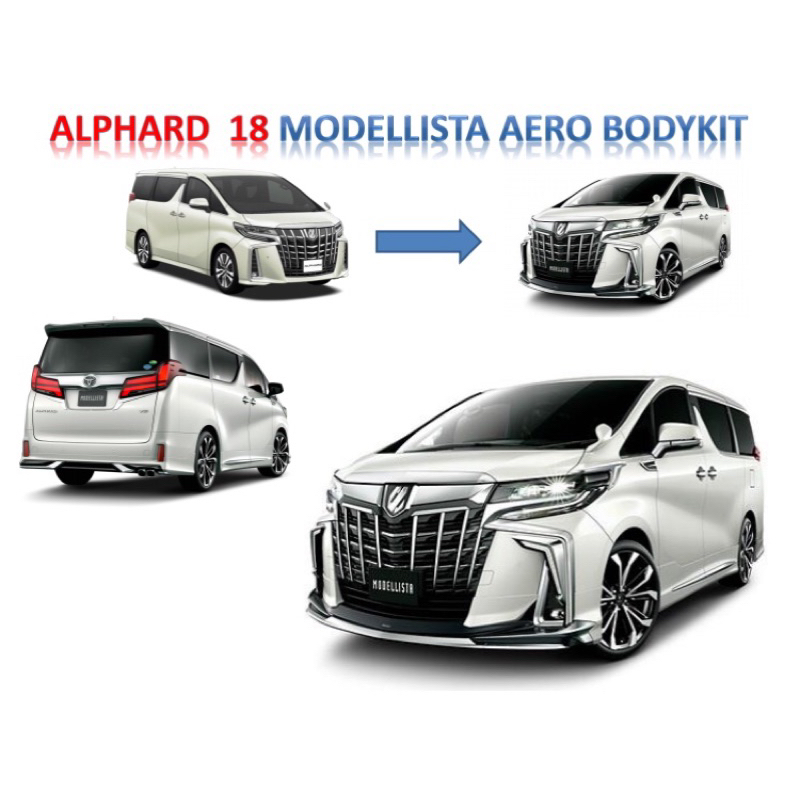 Toyota alphard 2018-2022 Modellista bodykit | Shopee Malaysia