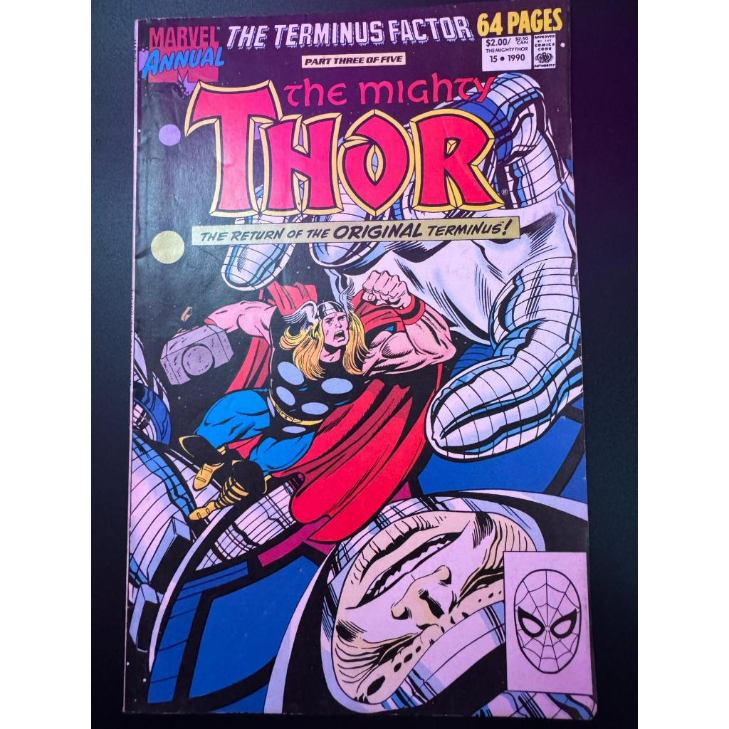 The Mighty Thor Annual #15 1990 the return of the original terminus ...