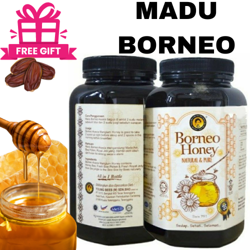 Madu Borneo Asia Asli Lembah Akasia Sarawak Young Bees Borneo Honey Organic Young Bees / Instant ...