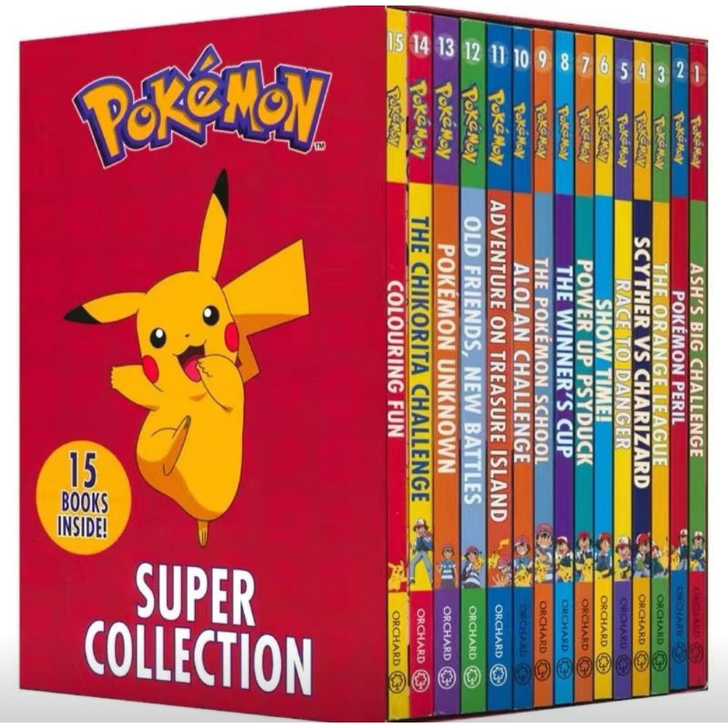 (15 Books) Pokemon Super Collection Story Book | Shopee Malaysia