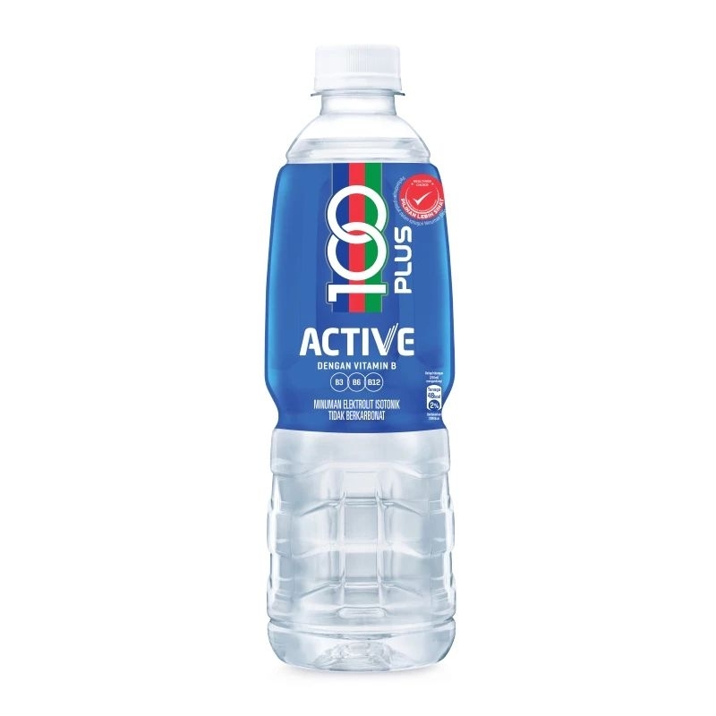 [2 Bottle] 100 Plus Active 1L (1000ml) with Vitamin B Non-Carbonated ...