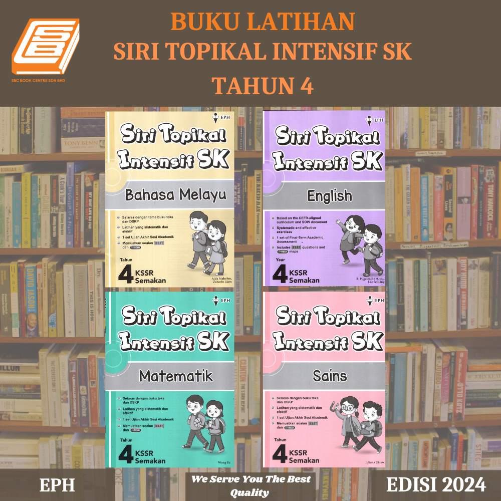 [SBCB] Buku Latihan : Siri Topikal Intensif SK Tahun 4 KSSR Semakan | Shopee Malaysia