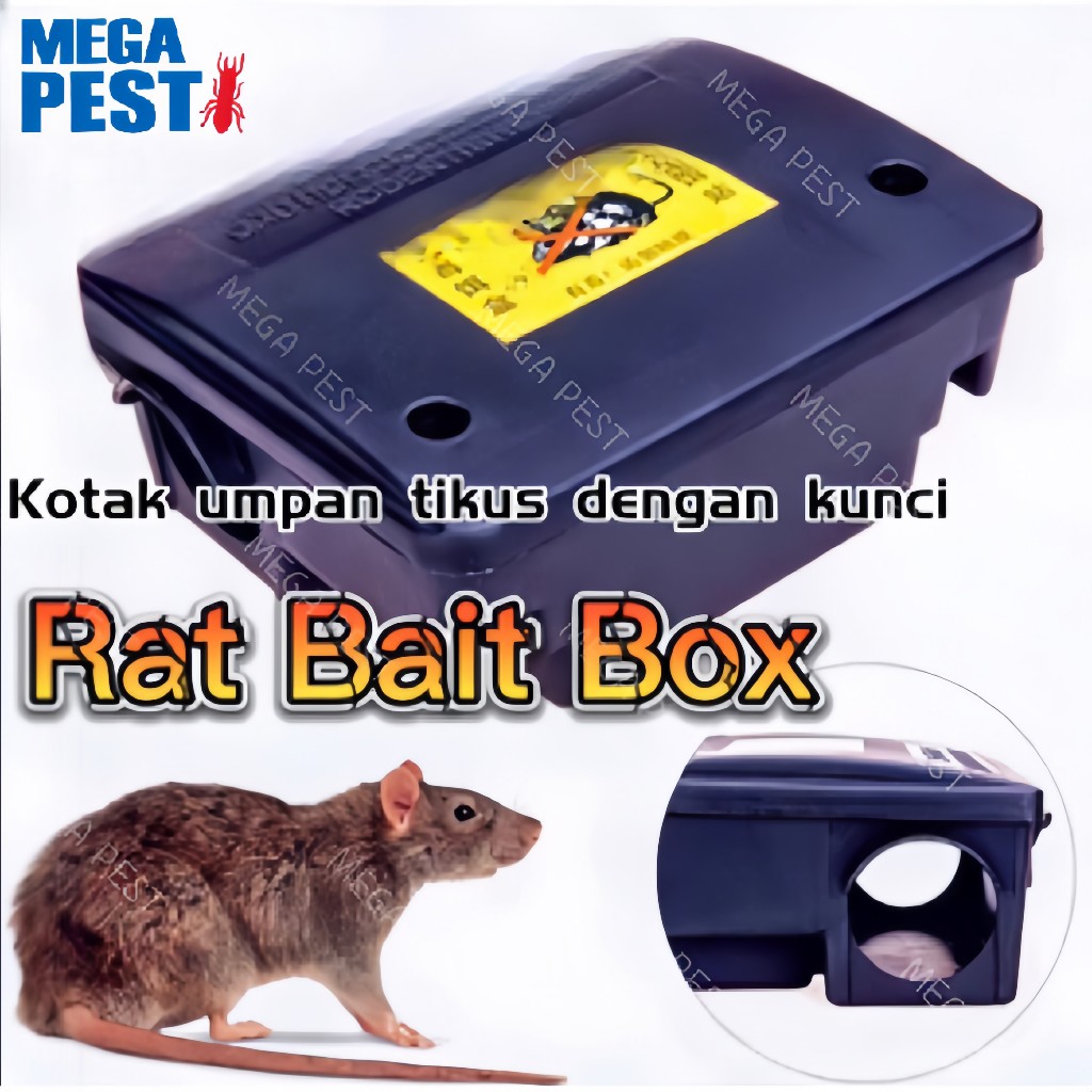 Kotak Umpan tikus dengan kunci / Rat Bait Box / TRBS | Shopee Malaysia