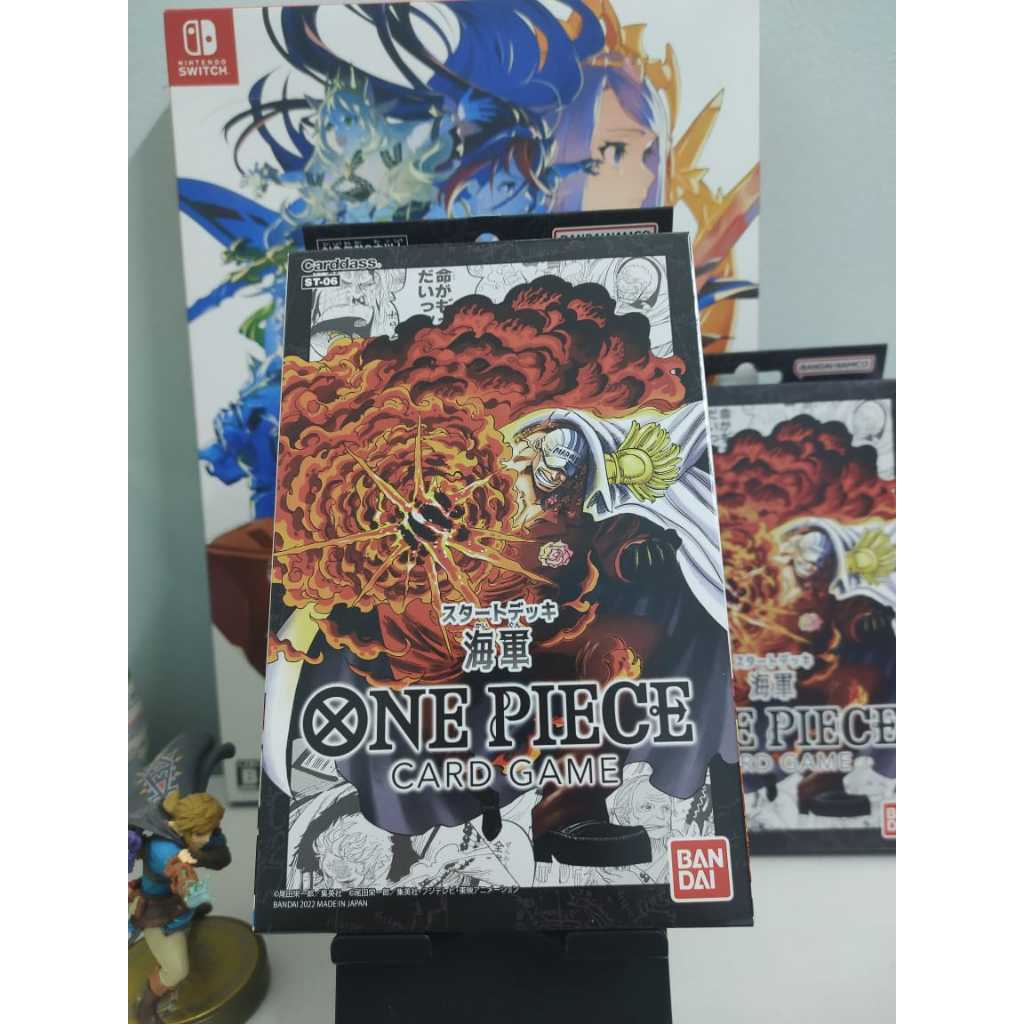 New Japanese One Piece Card Game Starter Decks ST06 St-06 marine navy ...