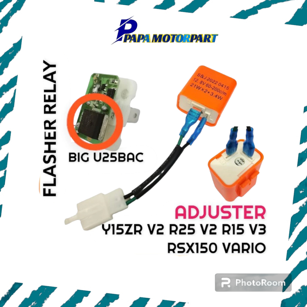 UNIVERSAL RSX Y15ZR V2 R25 V2 R15 V3 VARIO LED SIGNAL FLASHER RELAY ...