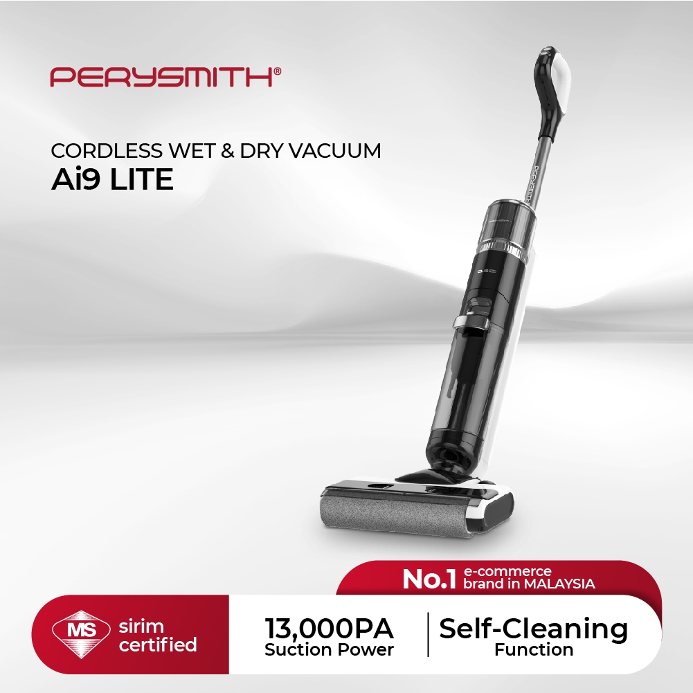 PerySmith Smart Cordless Wet & Dry Vacuum Cleaner Ai Series Ai9 Robot ...