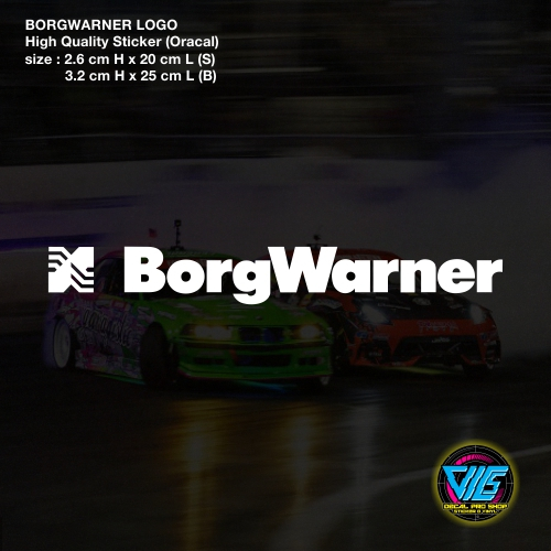 BORG WARNER Sticker / Decal (High Quality Sticker) | Shopee Malaysia