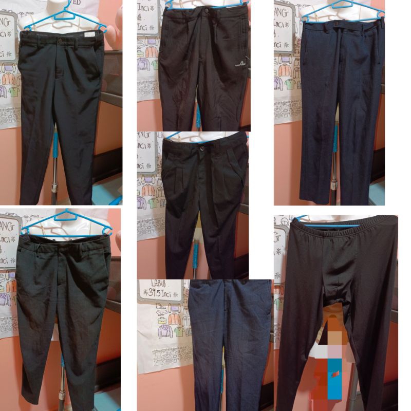 Seluar Slack Lelaki Pelbagai Bundle/ Terpakai | Shopee Malaysia