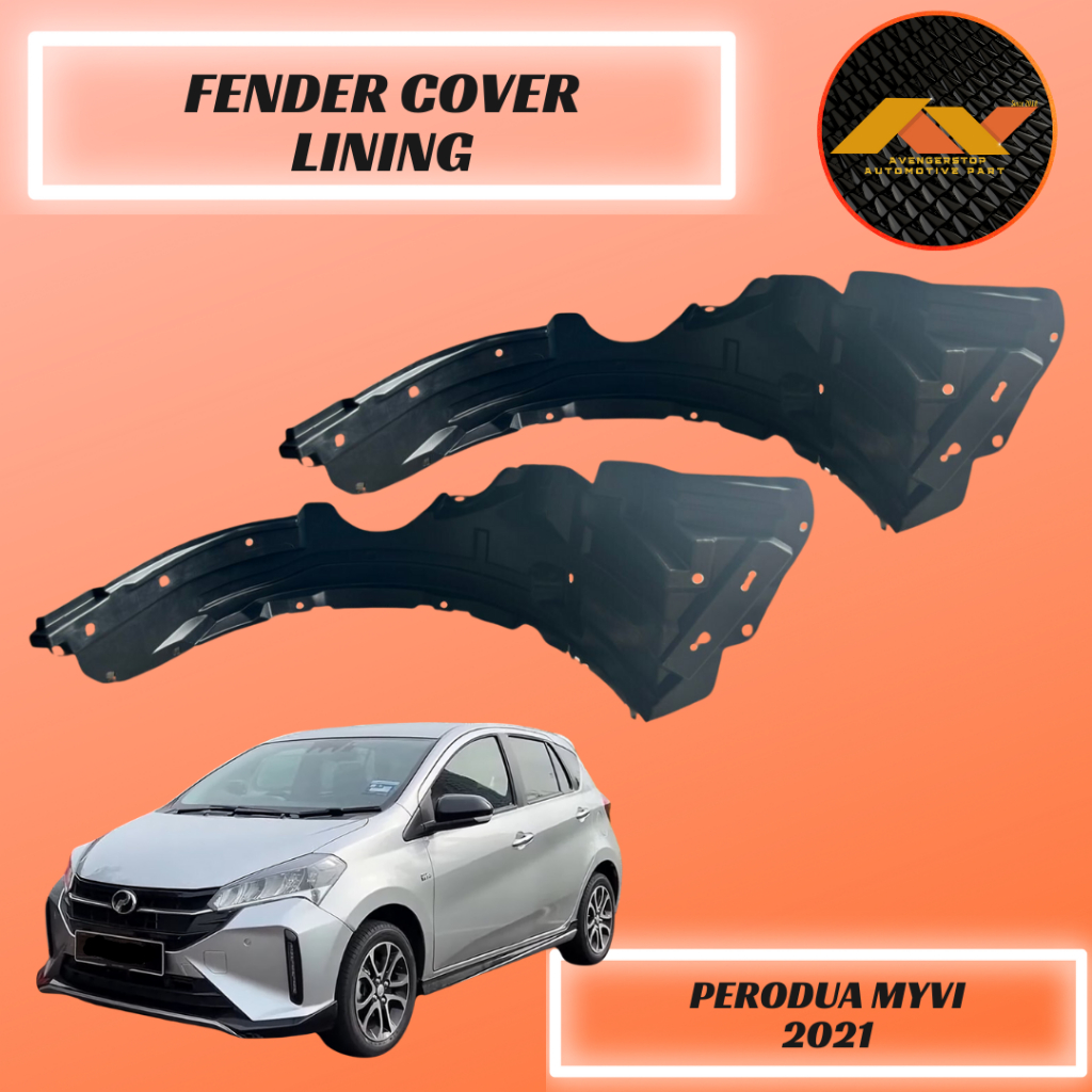 Original Perodua Myvi Facelift 2021 Fender Cover Lining Daun pisang 100 ...