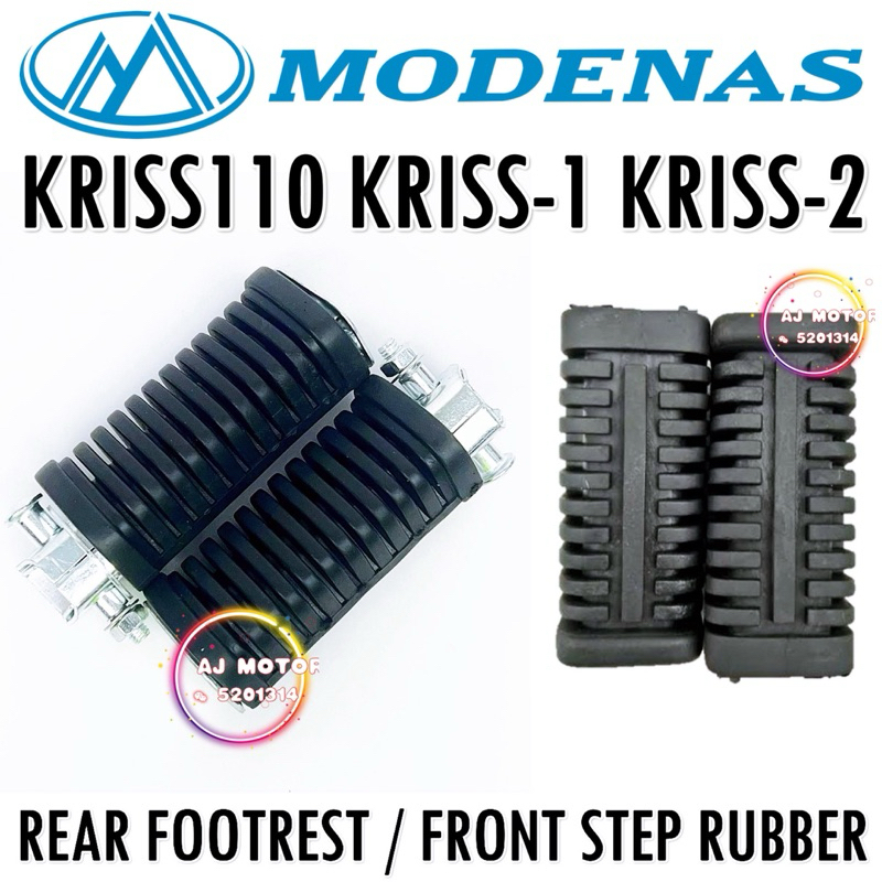 [ FRONT STEP RUBBER / REAR FOOTREST ] MODENAS KRISS KRISS1 KRISS2 KRISS110 PEMIJAK KAKI GETAH ...