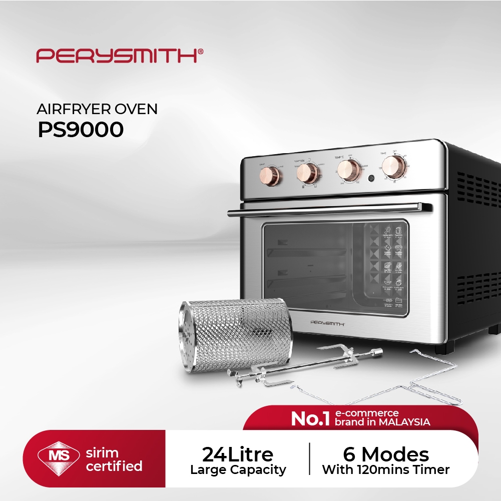 PerySmith Air Fryer Oven Ecohealth II Series PS9000 | Shopee Malaysia
