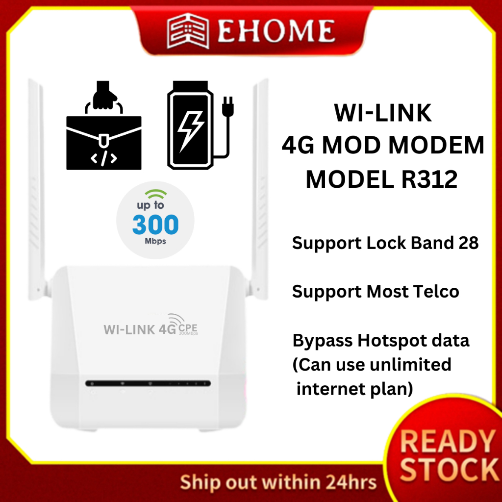 WI-LINK R312 4G MOD MODEM | Shopee Malaysia