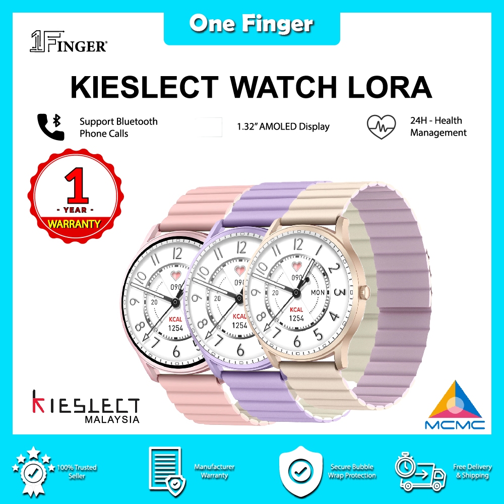 Female SmartWatch Kieslect Lora Bluetooh Phone Call 70 Sports Mode 45mm ...