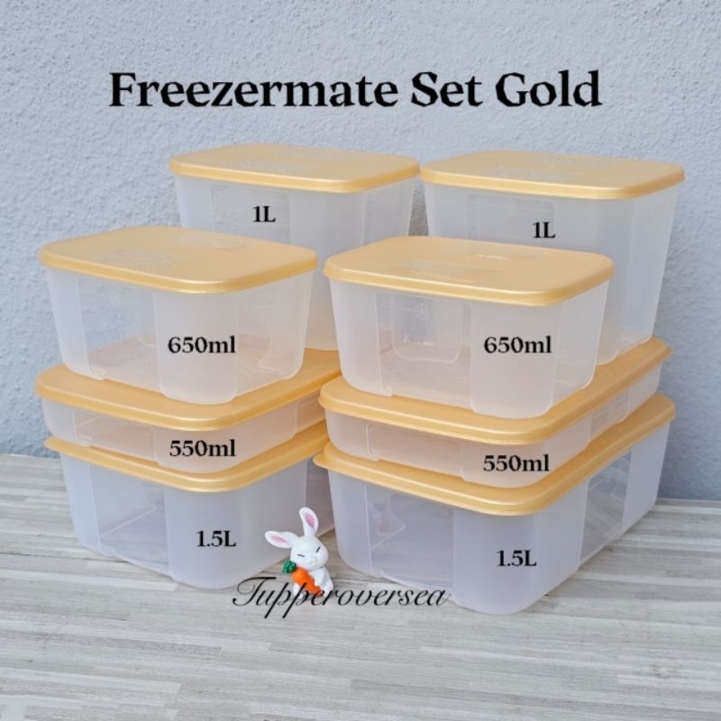 [ READY STOCK ] Tupperware Freezermate - 550ml /650ml / 1L /1.5L / 2.3L | Shopee Malaysia