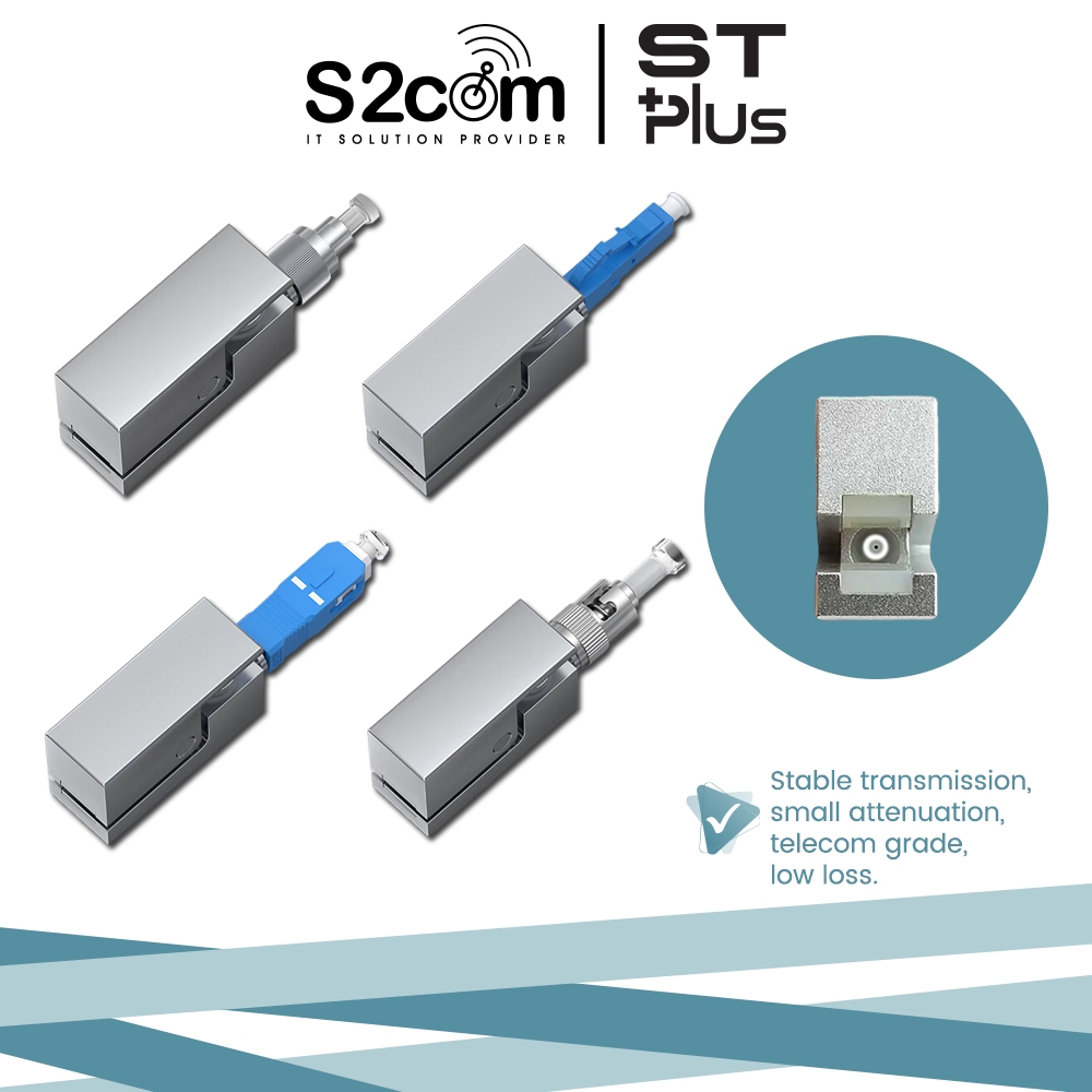 FC/ SC/ LC/ ST UPC Singlemode Fiber Optical Square Bare Fiber Adapter ...