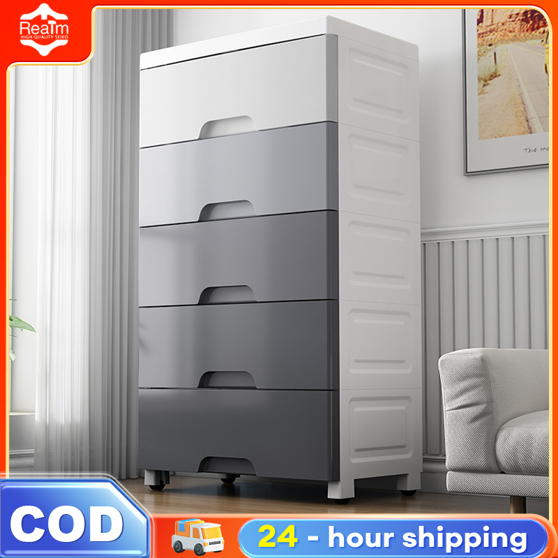 Plastic Drawer Storage Cabinet 36/50/60 Cm Wide Wardrobe Drawer Storage ...