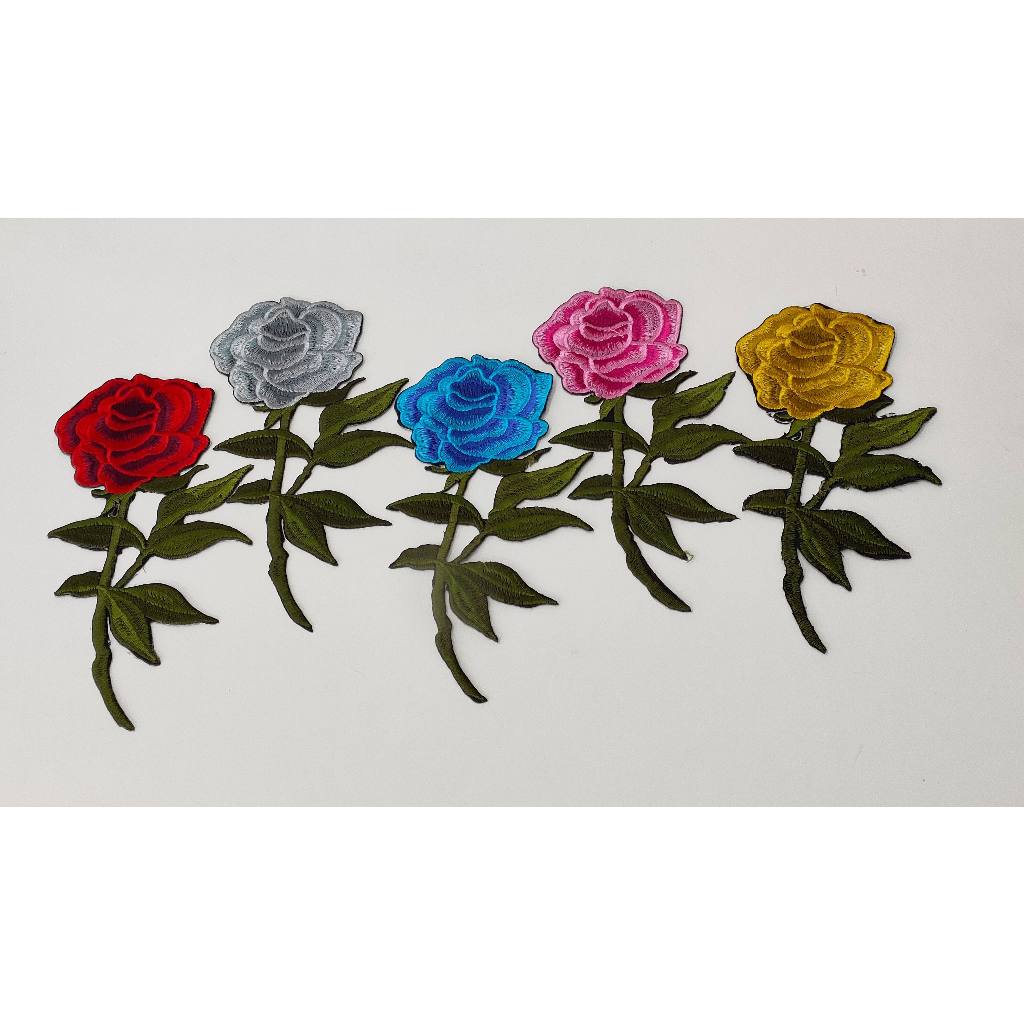 ( ML 3134 ) Dokoh sulaman bunga tampal, patch flower with gum | Shopee ...