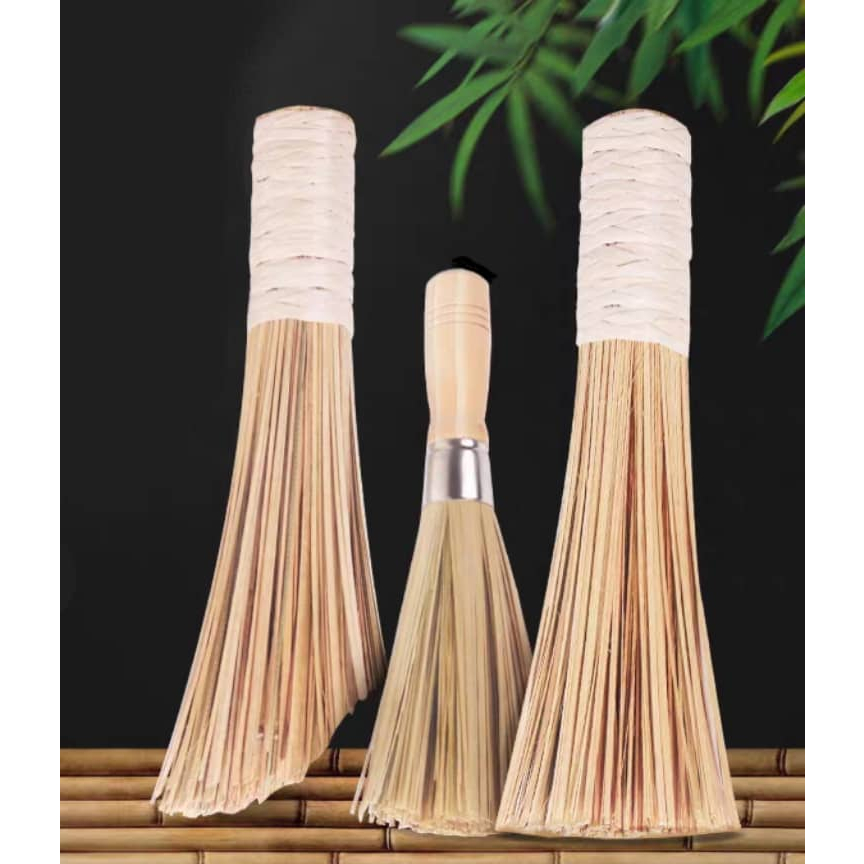 Heavy Duty Wok Brush Bamboo Scrub Pot Pan Cleaning Tools Berus Kuali ...