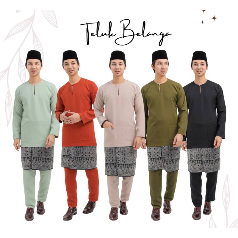 [ARYAN] BAJU MELAYU TELUK BELANGA/ BAJU RAYA 2024/ HOT COLOUR 2024 ...