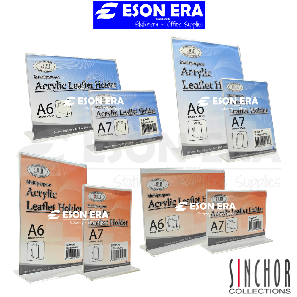 Sinchor Acrylic Stand T Shape & L Shape Display Stand / Meeting Stand ...