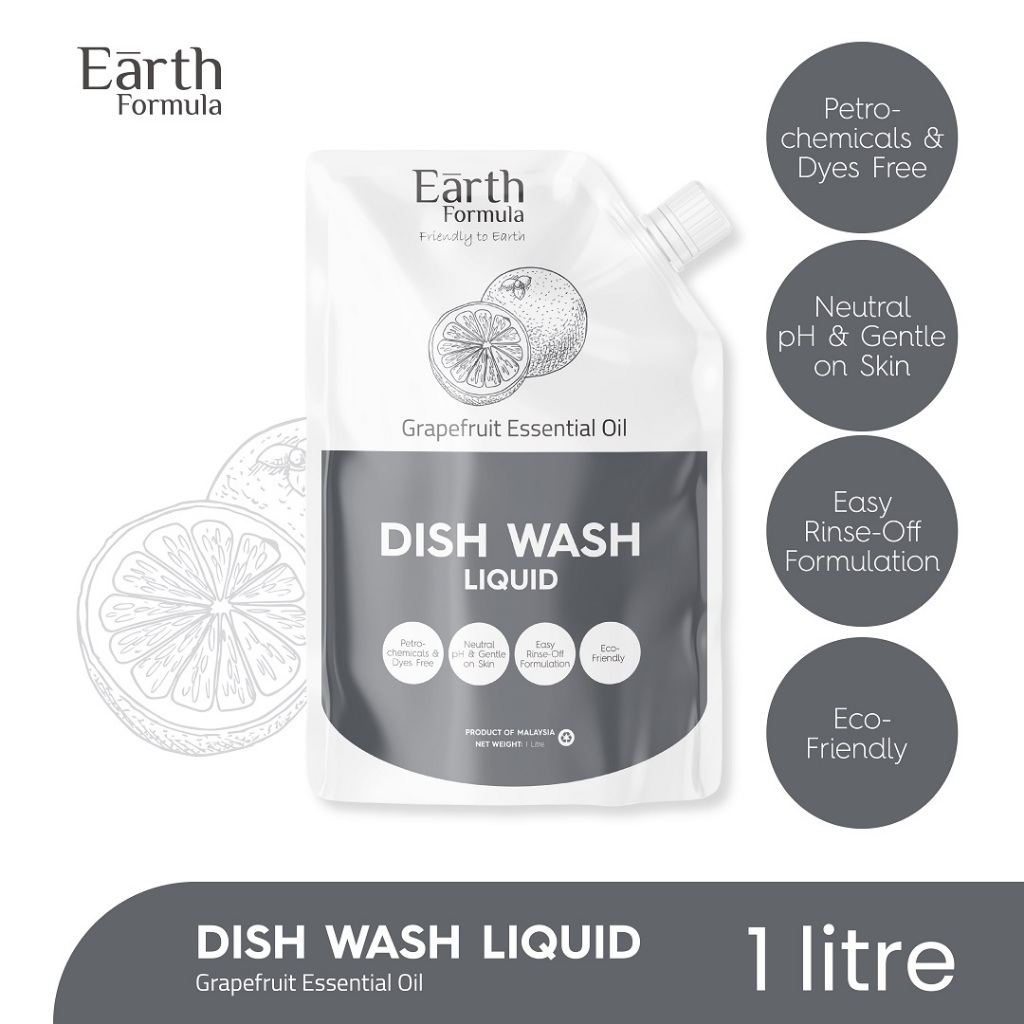 Earth Formula Dishwashing Liquid (1 Litre) | Shopee Malaysia