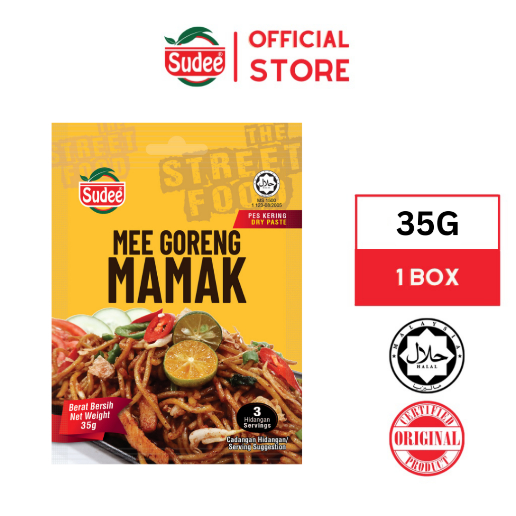 SUDEE Mee Goreng Mamak Dry Paste [35g] | Shopee Malaysia