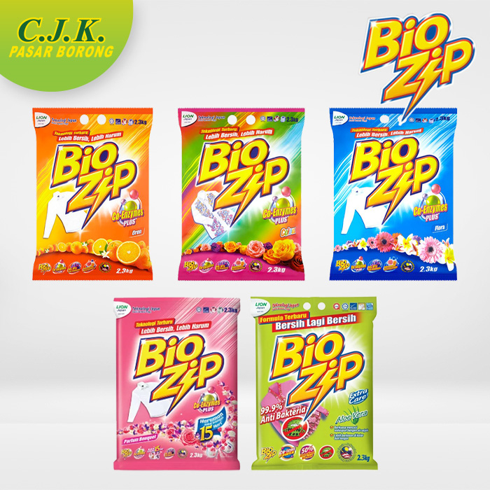 Bio-Zip Detergent Powder┃2.3kg | Shopee Malaysia